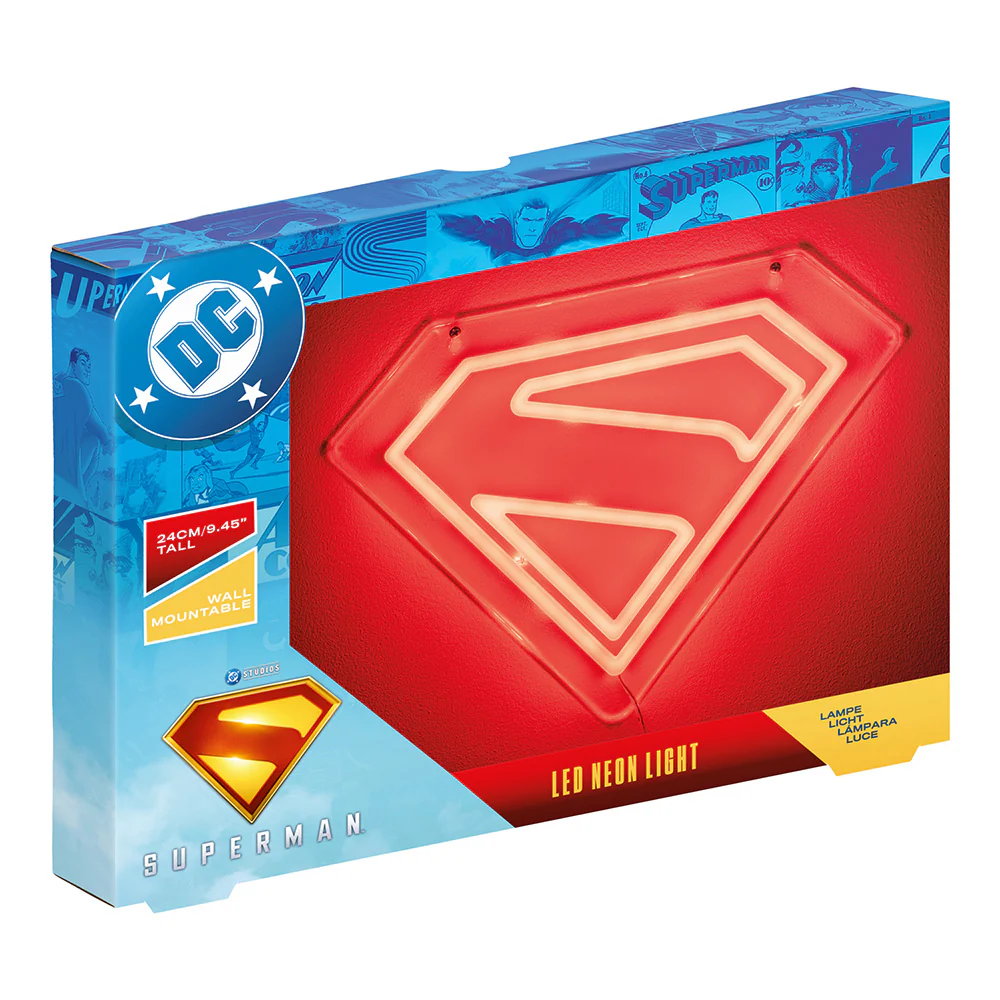 SUPERMAN (2025 Movie) Superman Wall Mountable LED Neon Light - Cinemark